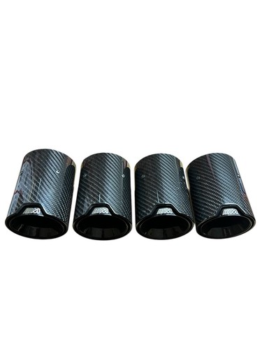 BMW M5/M6/M8 M Performance Black Carbon Fibre Exhaust Tips (F90/F91/F92 ...