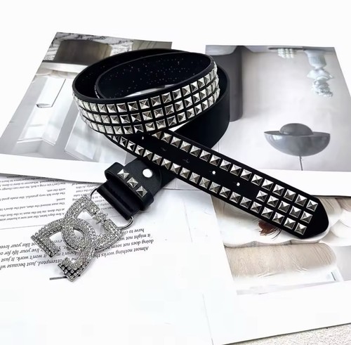 Rhinestone Studded Punk DC Skater Belt 2000s Emo Grunge Rock Alt ...
