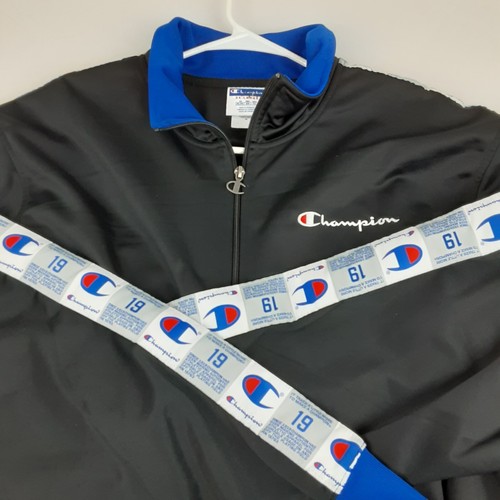 Champion Athletic Track Jacket Adult 3XL XXXL Black Label Sleeve Coat ...