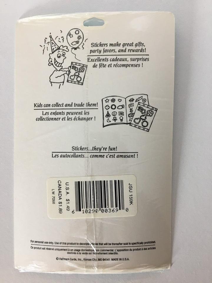 Vintage 1995 STAR WARS Stickers Hallmark Expressions NEW & SEALED 4 ...