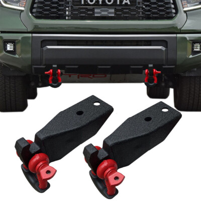 Tundra New Front Shackle Tow Hook Mounts Brackets Kit For 2007-2022 ...