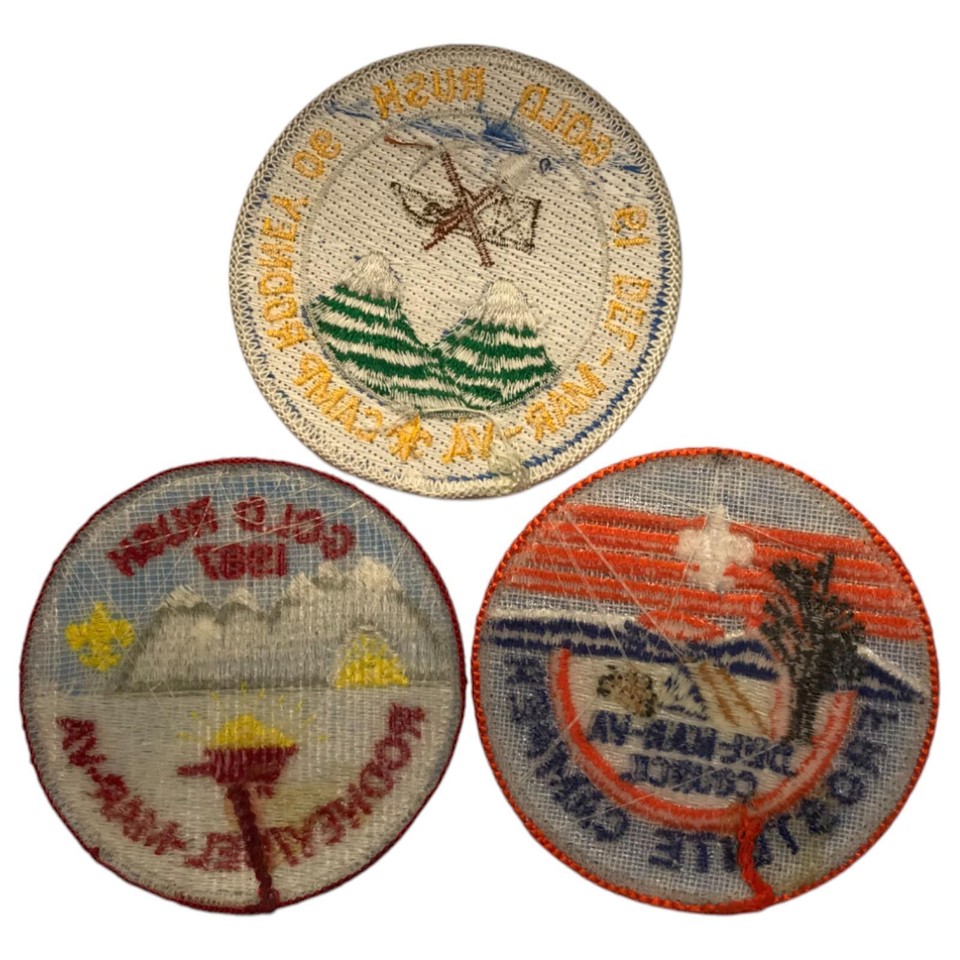 Del - Mar - Va Council DE Lot of 3 Event Patches (ZA437) | eBay