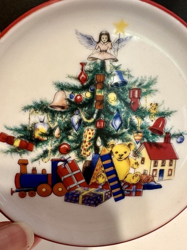 Reutter Germany Porcelain Presents Under Christmas Tree Plate Collector ...