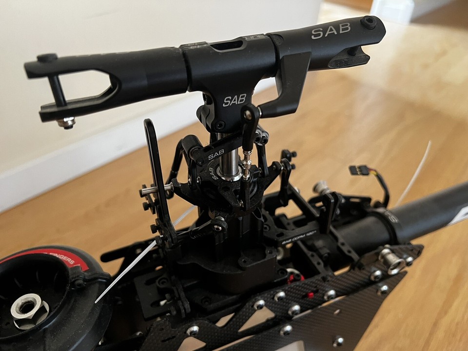 SAB Goblin Raw 580 Nitro RC Helicopter Flybarless Airframe | eBay