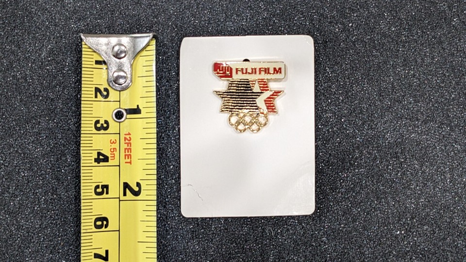 VINTAGE 1984 LOS ANGELES OLYMPICS FUJI FILM SPONSOR COLLECTIBLE PIN 53 ...