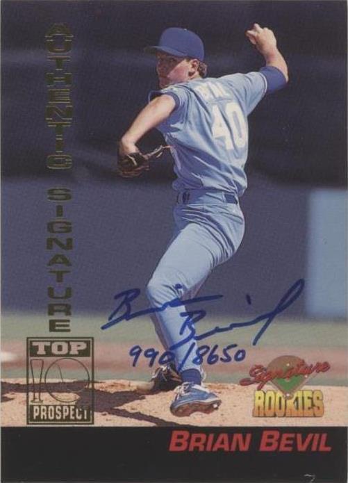 1994 Signature Rookies - Brian Bevil #4 Signatures /8650 (AU) for sale ...
