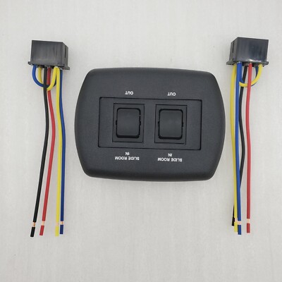 RV Slide Switch Double W/Harness Black New | eBay