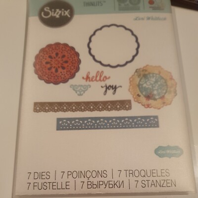 sizzix thinlits dies "Hello Doily" & Meadow Flower | eBay