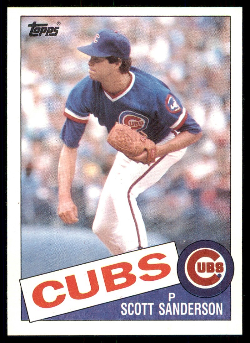 1985 Topps Scott Sanderson #616 NM-MT Or Better Chicago Cubs | eBay