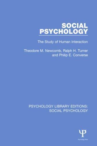 Psychology Library Editions: Social Psychology Ser.: Social Psychology ...