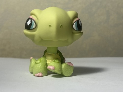 Littlest Pet Shop Lot 504 Green Pink Turtle Diamond Eye LPS Spring ...
