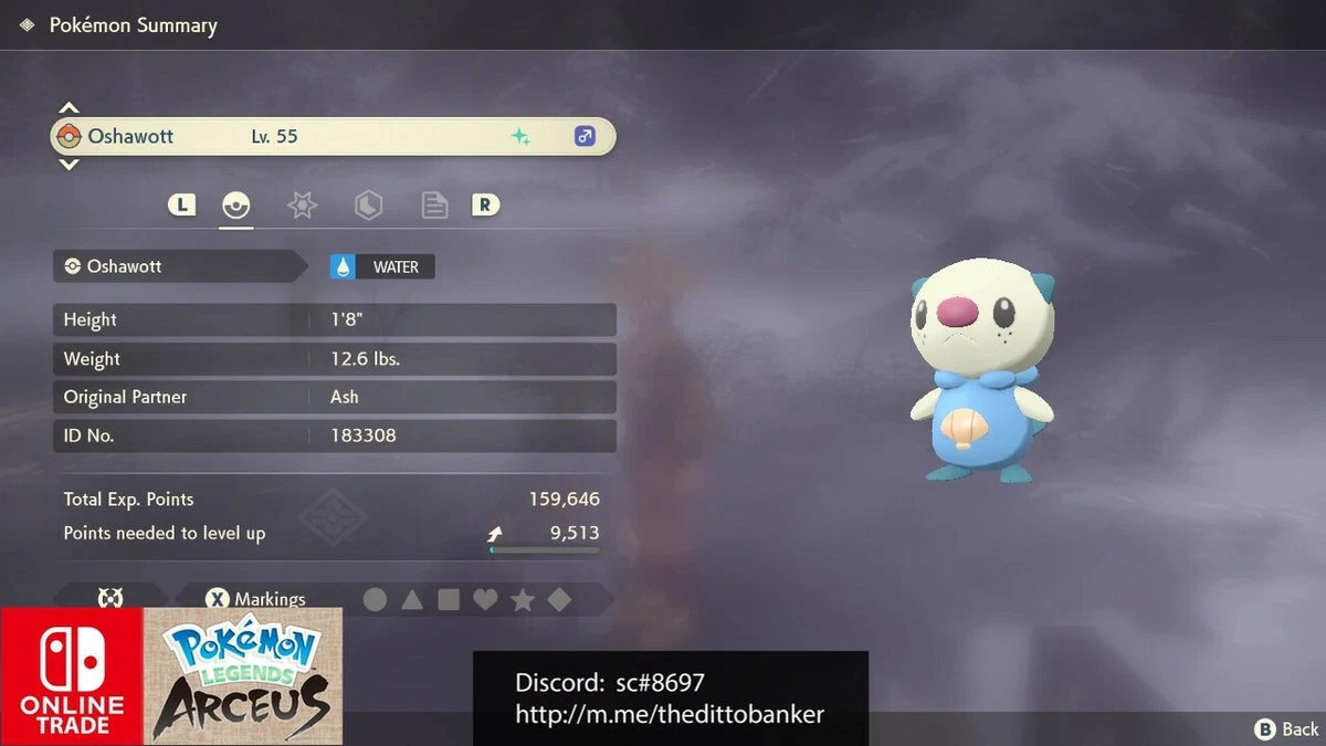 Oshawott Evolution Chart