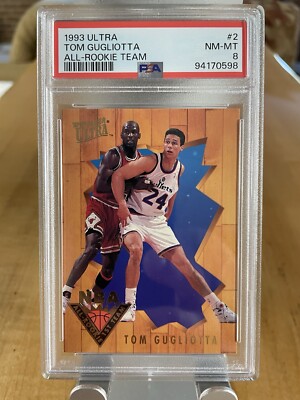 1993 Ultra Tom Gugliotta (Michael Jordan) All-Rookie Team #2 PSA 8 NM ...