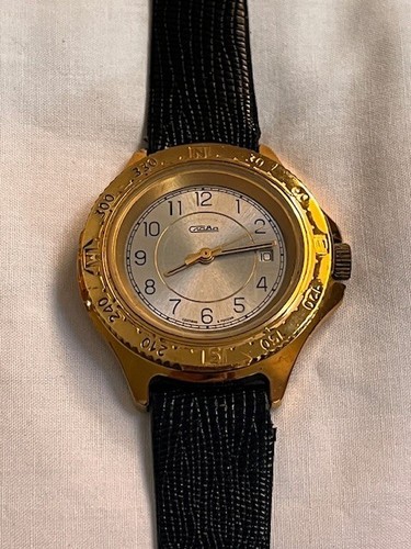 RARE Vintage CRABA RUSSIAN MECHANICAL WRIST WATCH 38mm Date | eBay