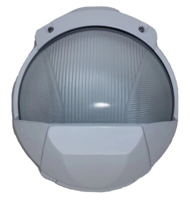 Round Bunker Light White Outdoor LED Weatherproof Heavy Duty Large ...