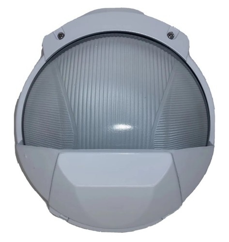 Round Bunker Light White Outdoor LED Weatherproof Heavy Duty Large ...