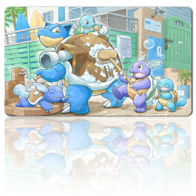 1278105 - Board Game Pokemon Blastoise Playmat Games Mousepad Play Mat of TCG | eBay