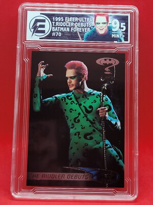 1995 Fleer Ultra Batman Forever The Riddler Debuts #70 EGC 9.5 Jim ...