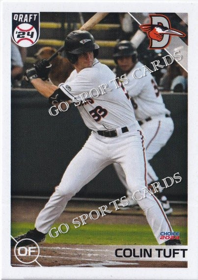 2024 Delmarva Shorebirds Colin Tuft RC Rookie Orioles | eBay