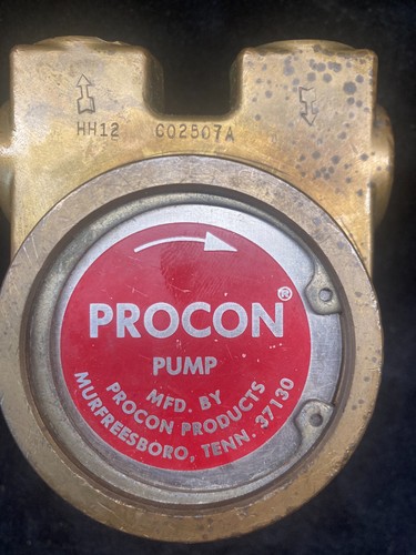 PROCON C02507A ROTARY VANE PUMP HH12 | eBay