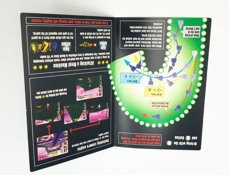 F-Zero X N64 Nintendo 64 Manual & Inserts ONLY AUTHENTIC HTF WoW ...