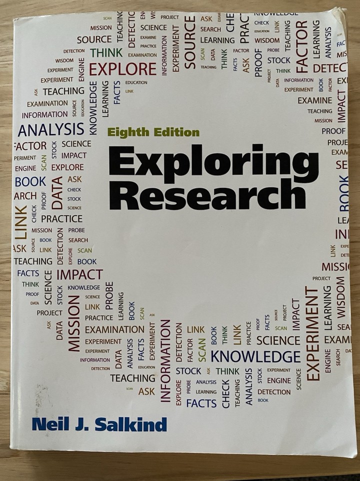 Exploring Research, Neil J. Salkind (8e) 9780205093816| eBay