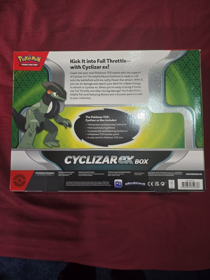 Pokémon TCG Cyclizar EX Promo Box | eBay