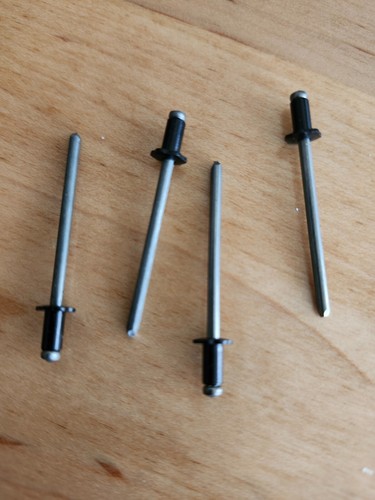 4 PIECES Nos Dash Rivets Black for GM Ford Mopar AMC VIN Door Tag | eBay