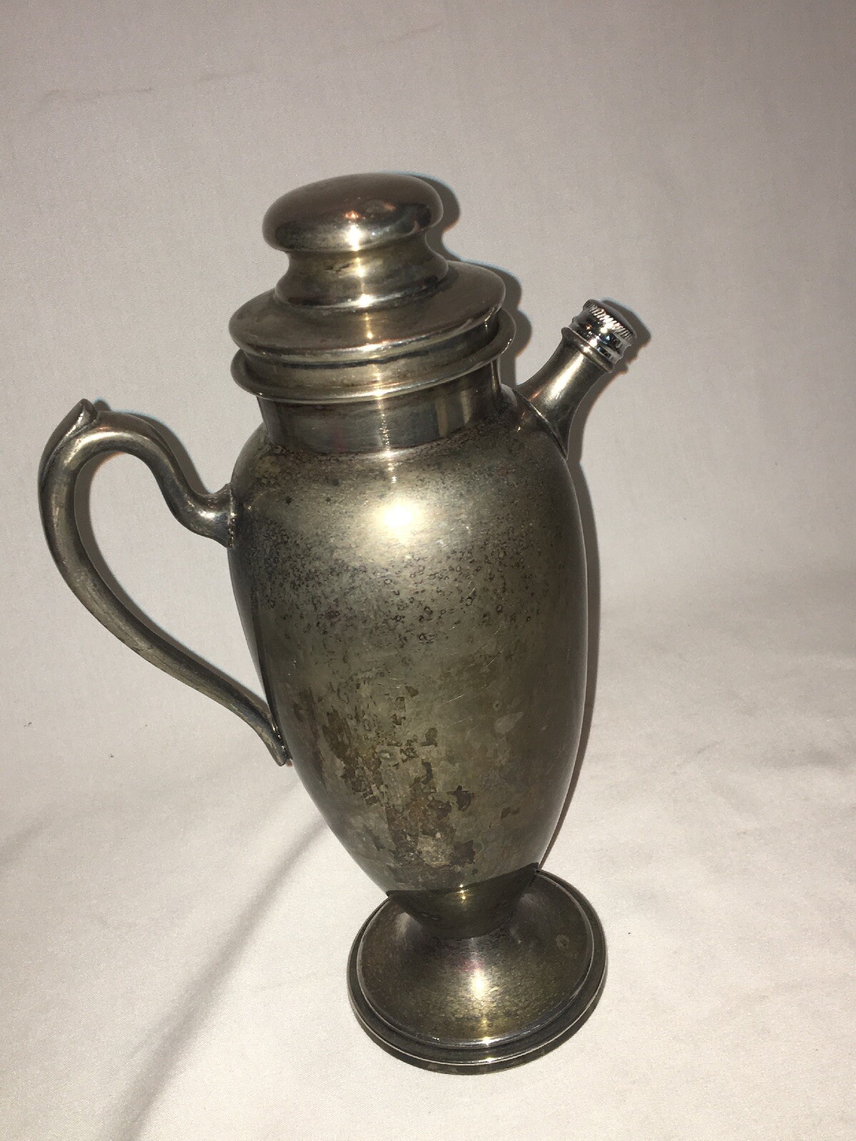 Vintage Gotham Silver on Copper Cocktail Shaker Barware | eBay