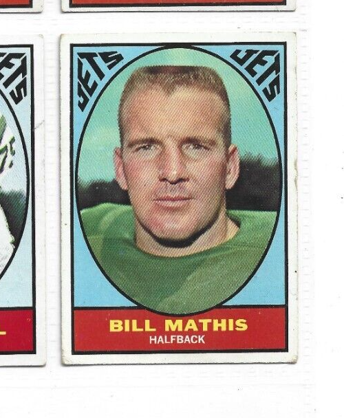 1967 Topps #96 Bill Mathis Jets NM | eBay