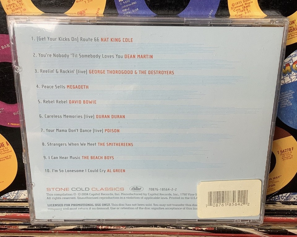 Best Buy’s Stone Cold Classics CD Megadeth Poison David Bowie New ...