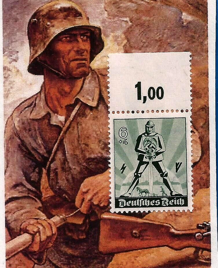 Third Reich Nazi germany WW2 ploughshares to swords Knight in armour ...