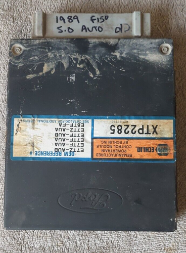 Engine Computer 1989 Ford F150 F250 Bronco ECM Used Reman NAPA E7TZ-AUB ...