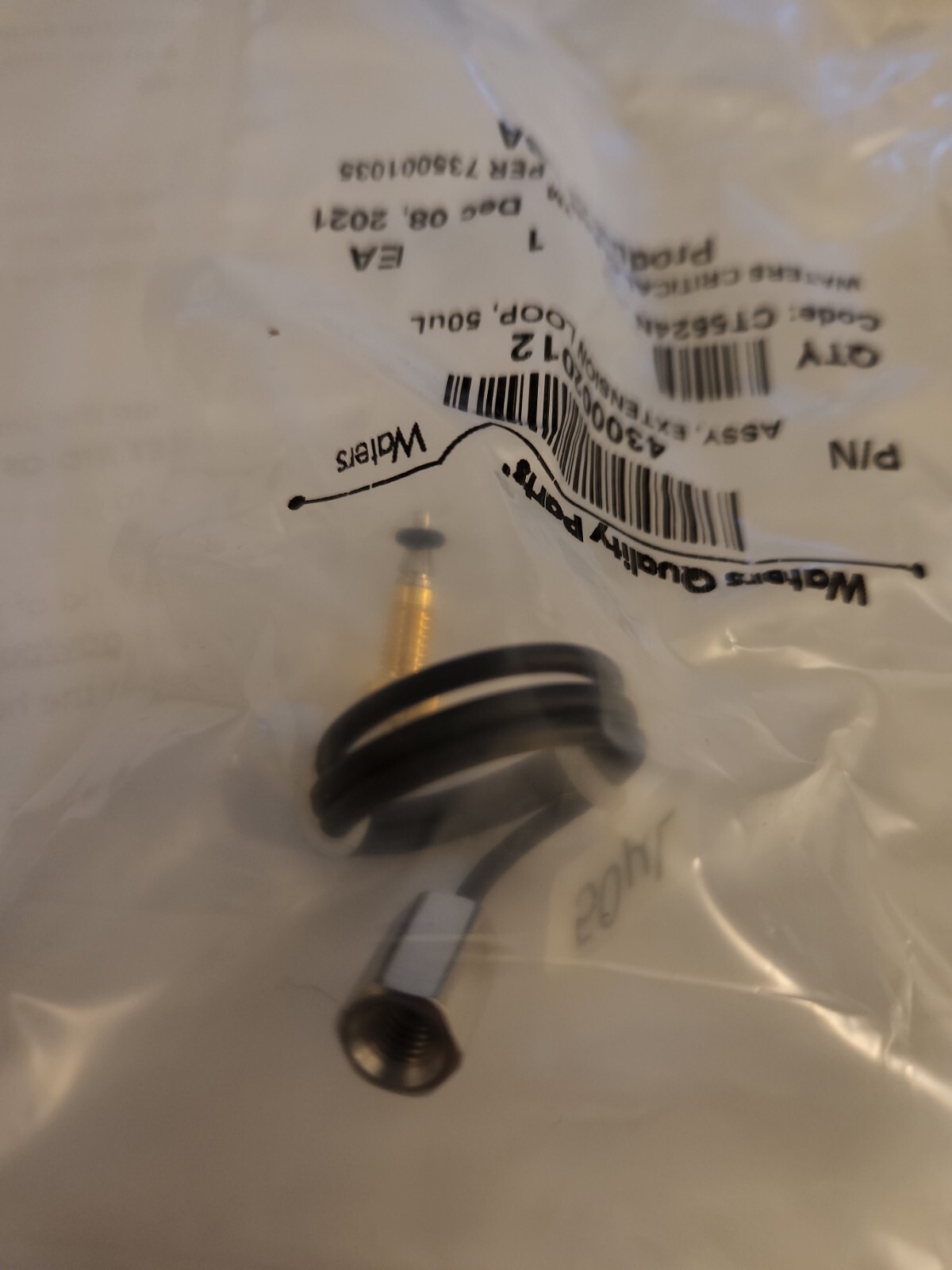 Waters 430002012 ASSY Extension Loop 50ul for sale online | eBay