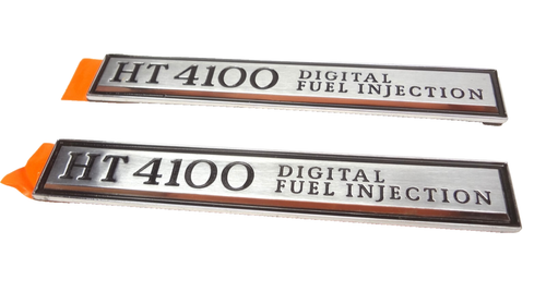 Cadillac HT 4100 Digital Fuel Injection emblem Pair Fender emblems ...