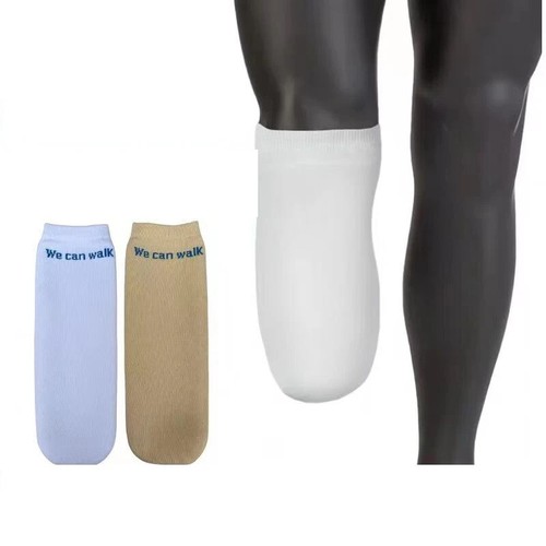 Calf Prosthetic Gel Sleeve Silicone Sock Disabled Residual Limb Leg ...