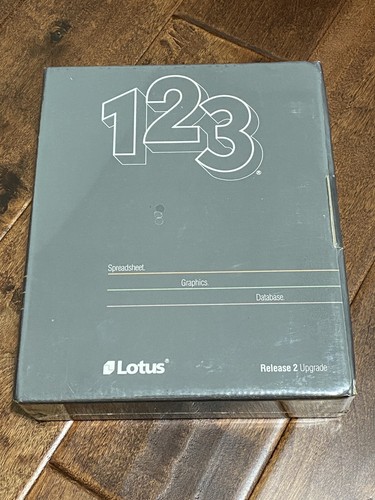 Lotus 1-2-3 Rel 2 Upgrade, Spreadsheet Graphics Database 5.25" Brand ...