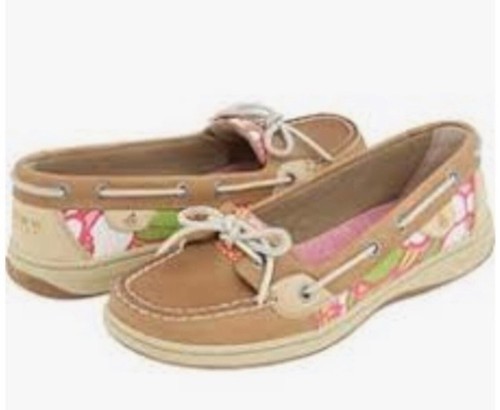 Women Sperry FLORAL Boat Shoes Size 8.5 | eBay