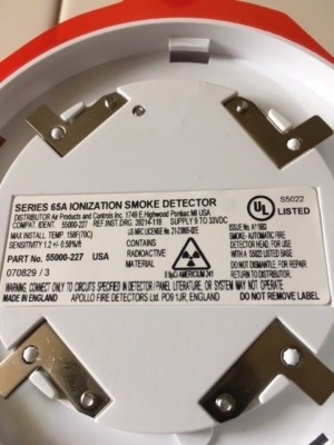 NEW APOLLO SERIES 65A IONIZATION DETECTOR HEAD 55000-227 (71 AVAILABLE ...