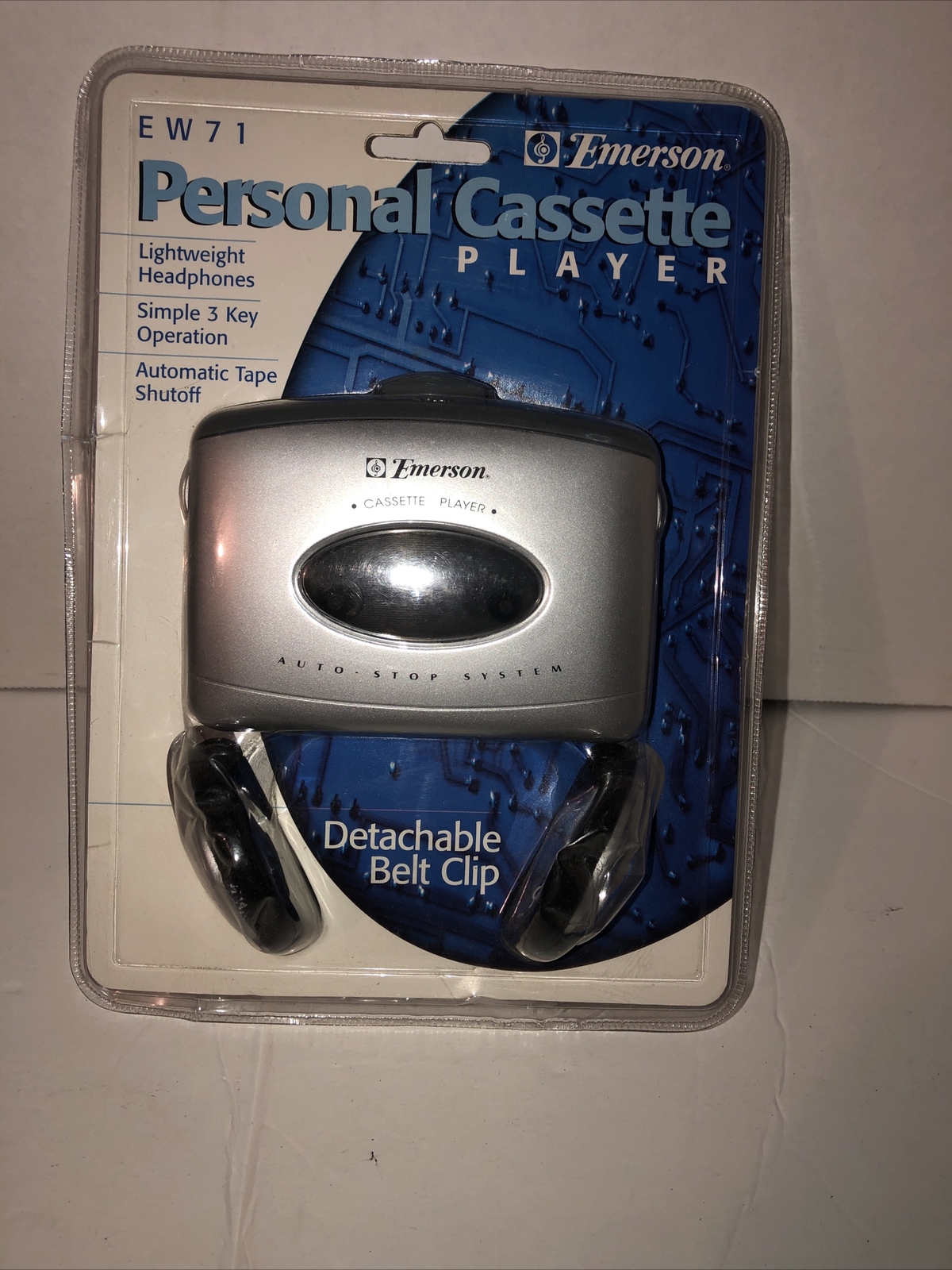 Emerson Personal Portable Cassette Player Model EW71 Walkman | eBay
