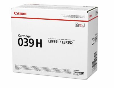 GENUINE CANON 039H 0288C001AA HIGH YIELD BLACK INK LBP351 / LBP352 | eBay