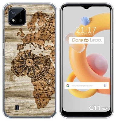 Cover In Silicone Per Realme C11 2021 Design Legno 07 Disegni | eBay
