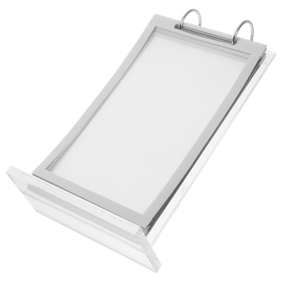 Tabletop Flip Advertisement Holder Menu Stand Acrylic Desktop Signboard ...