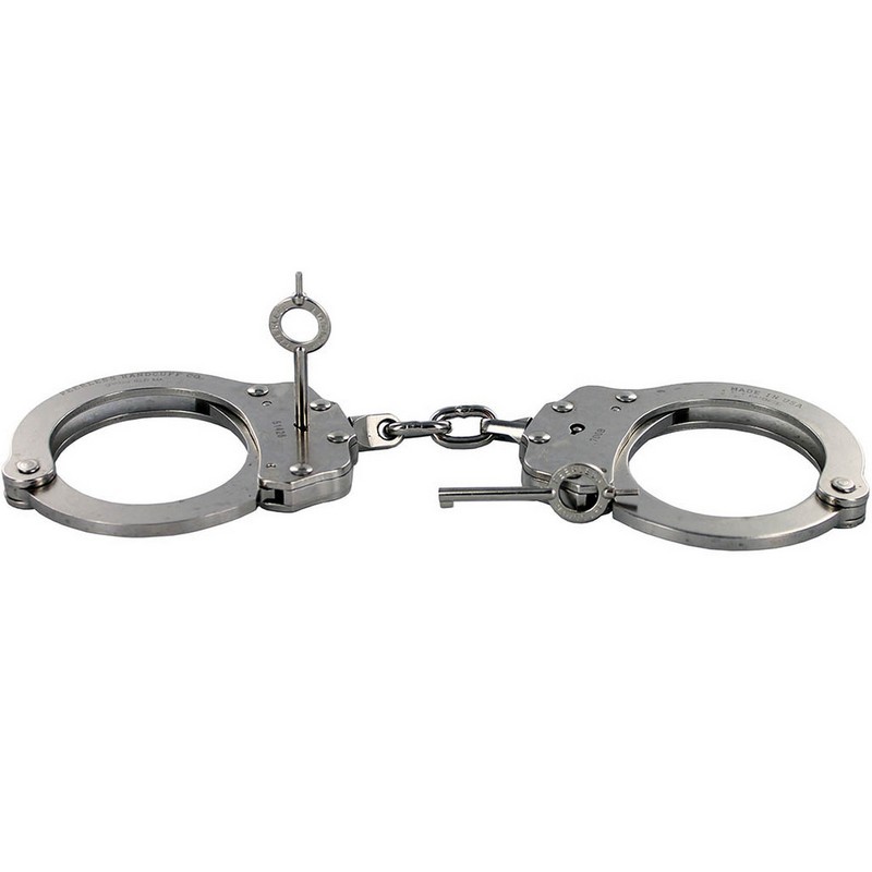 Peerless Model 700C Chain-Linked Handcuffs & Keys 700N Cuffs, Nickel ...