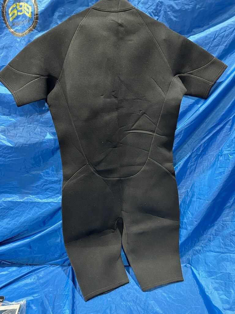 Men 3XL 2mm One Piece Shorty Wetsuit Back Zipper Dive Snorkel Sail | eBay