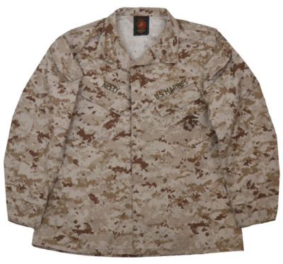 Large Regular - US Marine Corps MCCUU Desert Marpat Blouse Jacket USMC ...