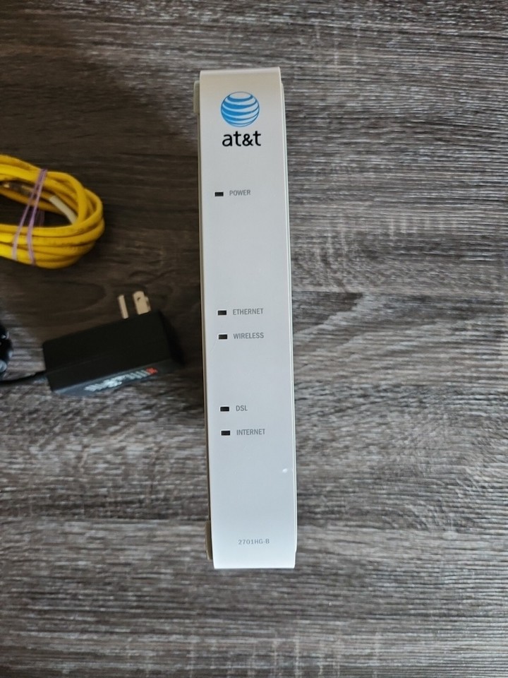 AT&T 2WIRE 2701HG-B HIGH SPEED WIRELESS DSL MODEM ONLY | eBay