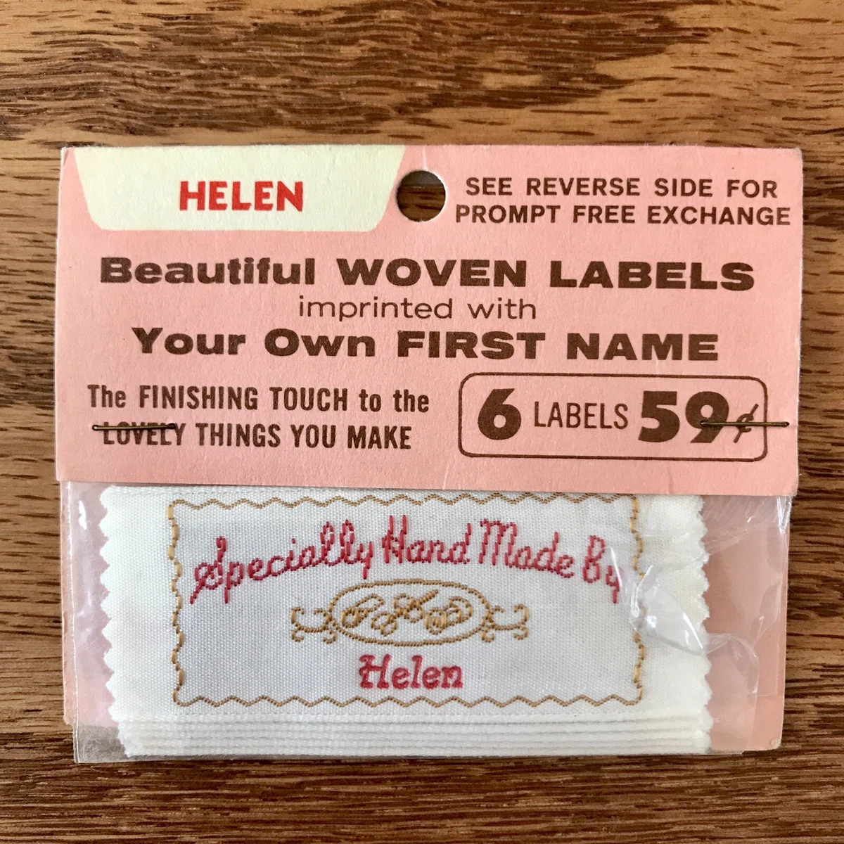 Handmade Sewing Labels