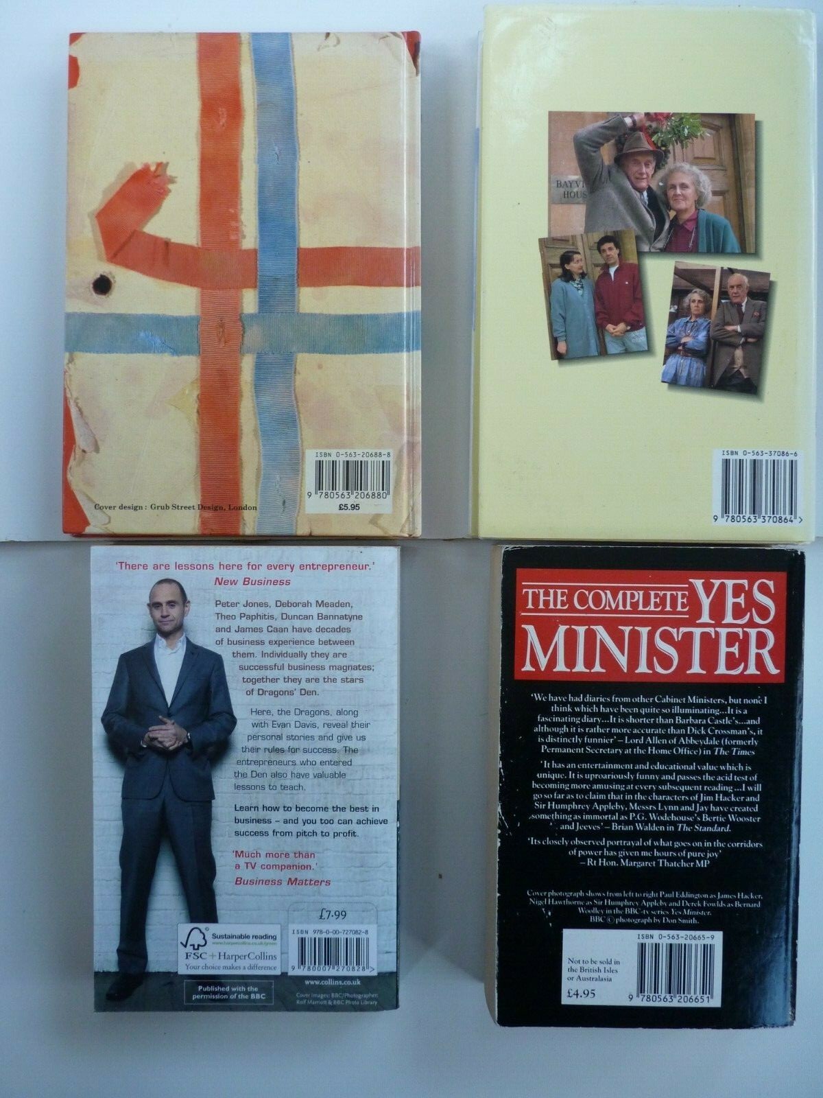 BBC TV PROGRAMMES - JOB LOT FOUR BOOKS OF BBC TV PROGRAMMES (2 H/B & 2 ...