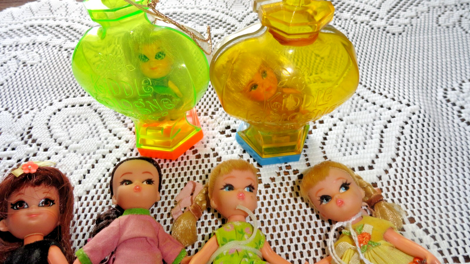 Vintage 1960's Liddle Kiddle's Dolls & Liddle Kiddle Clone Dolls - Lot ...